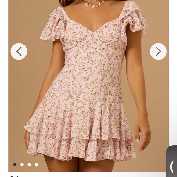 Altar'd State | Dresses | Altard State Pink Floral Mini Dress | Poshmark